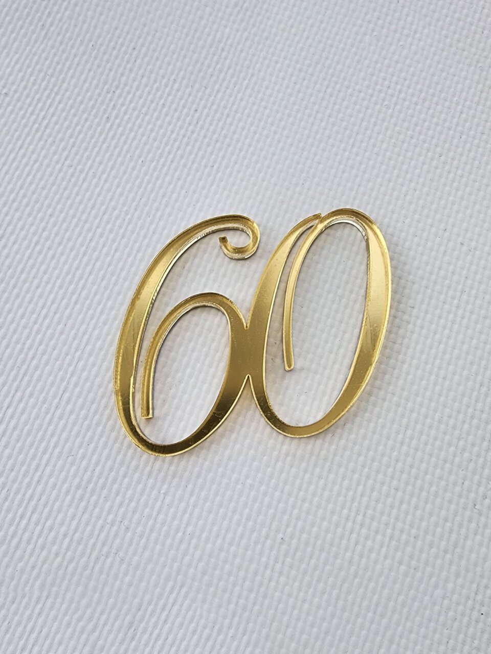Топпер для торта цифра 60