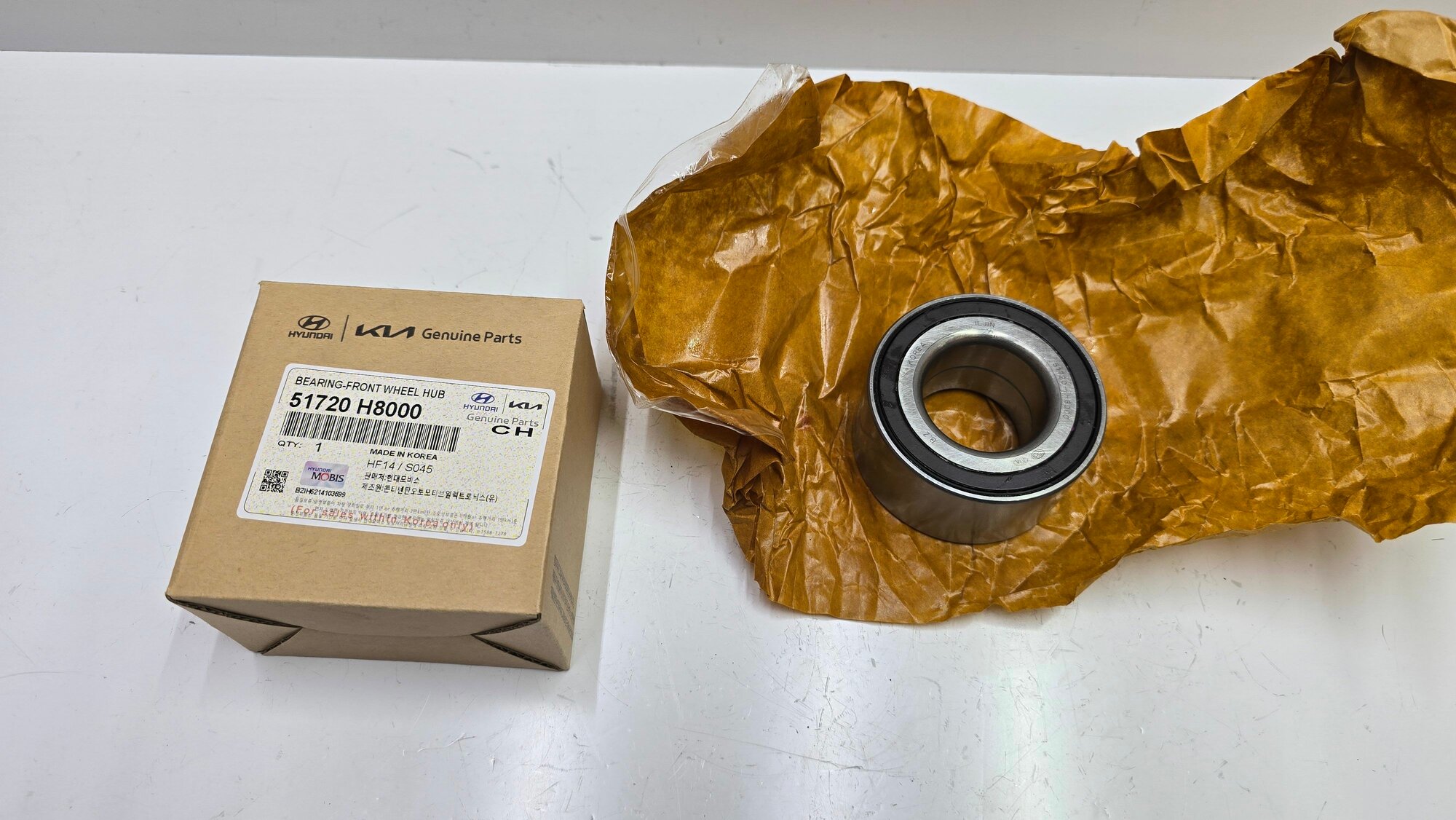 Подшипник ступицы передней Солярис 2017-2022, Рио 2017-2022