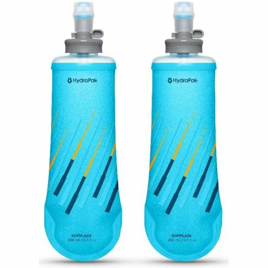 Мягкая бутылка для воды Hydrapak SoftFlask 0,25 л, голубая комплект из 2-х, B370HP