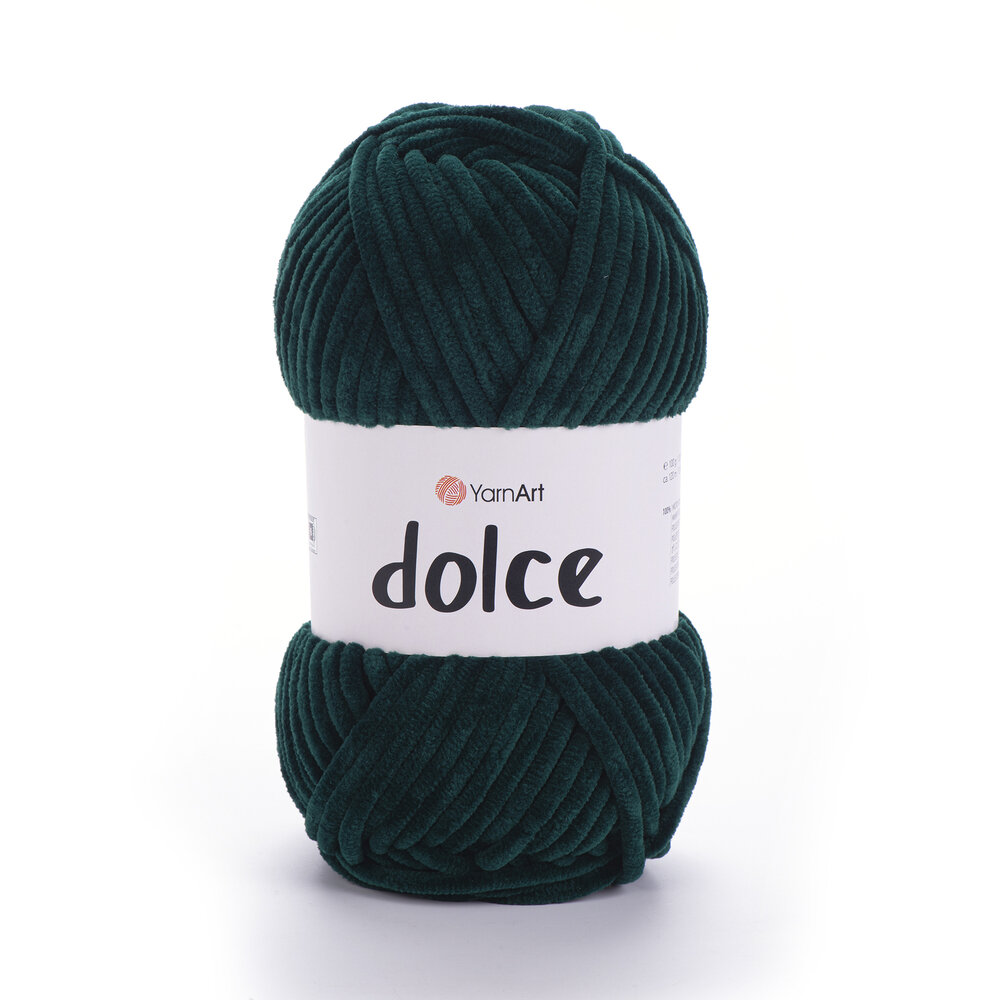Пряжа для вязания YarnArt Dolce 774 тёмно-зеленый 100 гр/120 м 100% микрополиэстер