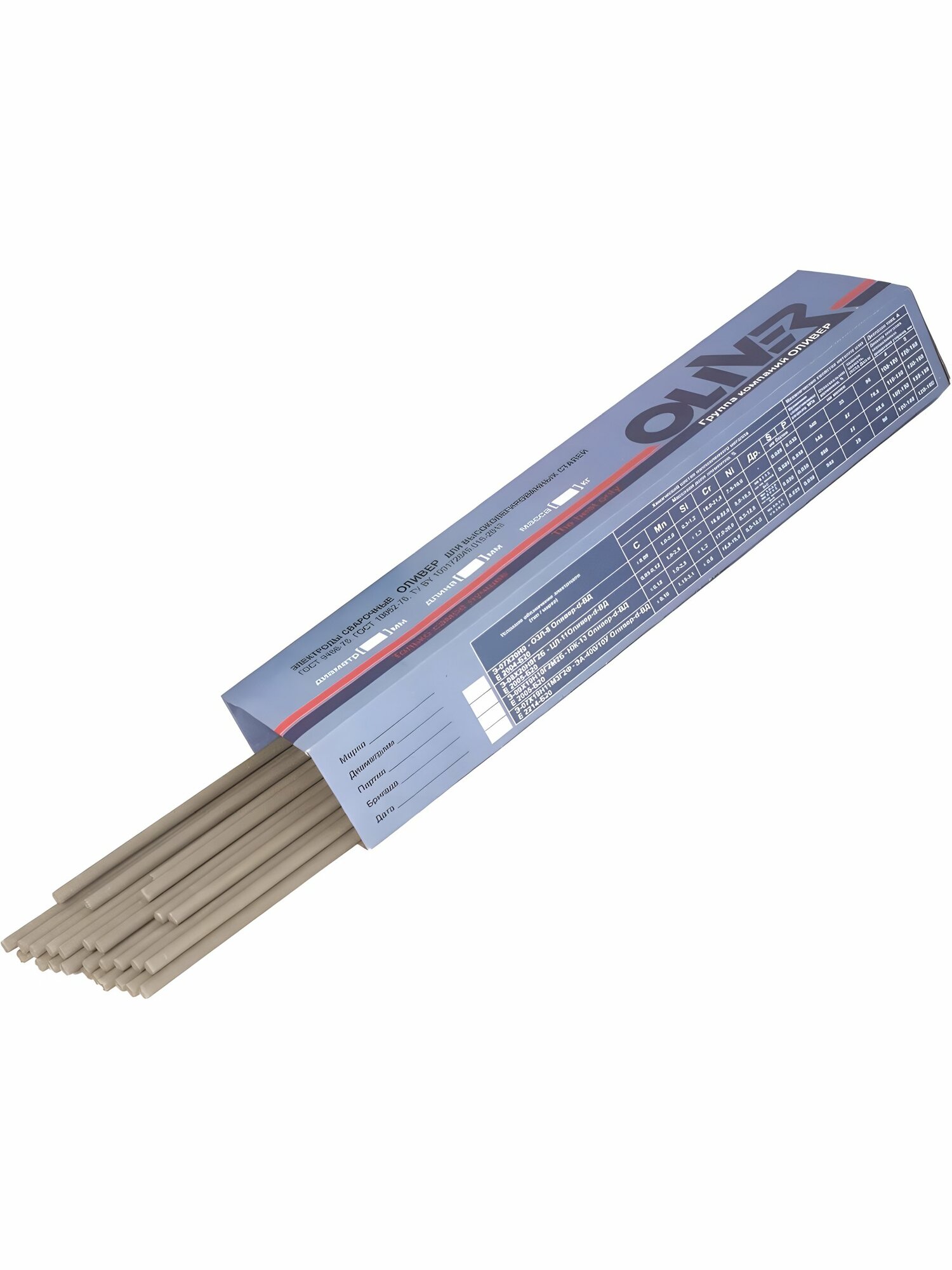 Электроды OLIVER ЦЛ-11 3 мм, 3 шт, для дуговой сварки