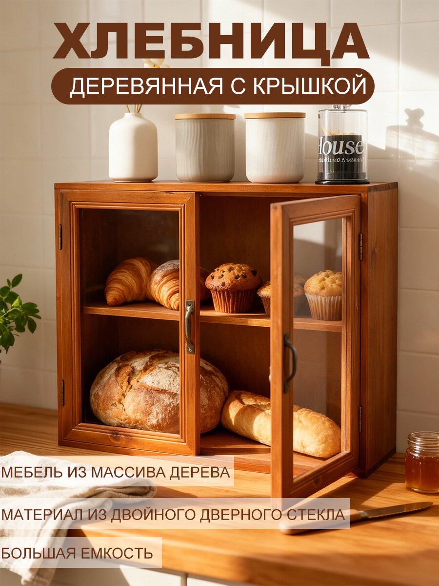 Хлебница, 37 см х 13.5 см х 45.5 см