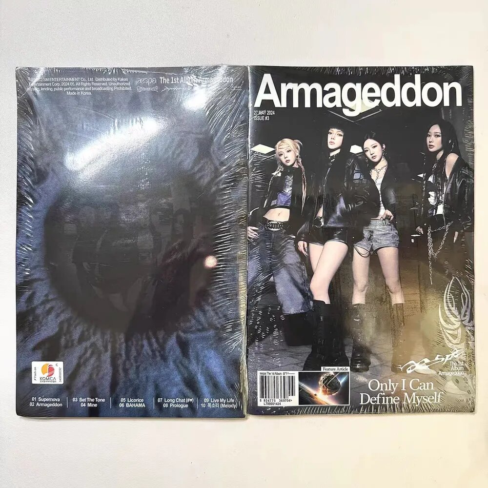Aespa - Первый альбом Armageddon (Zine Ver.) Импортное издание с фотокарточками