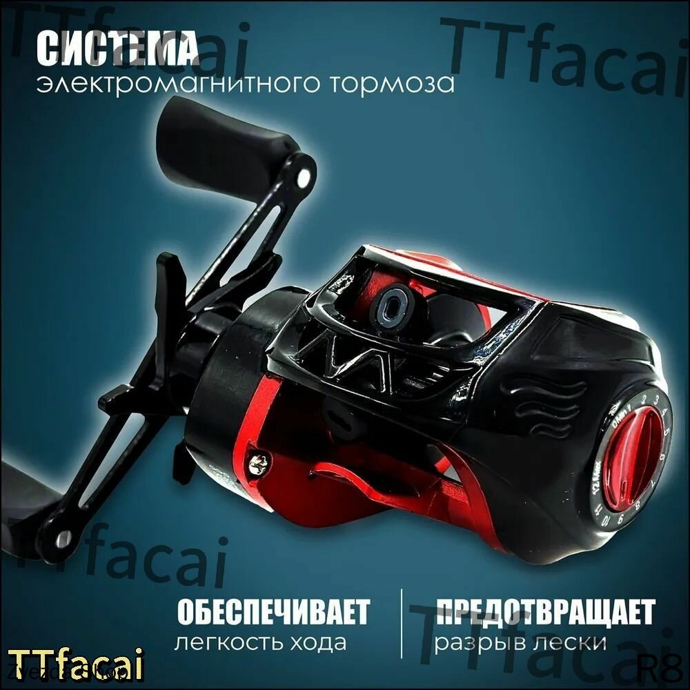 Мультипликаторная катушка для трофейной рыбалки