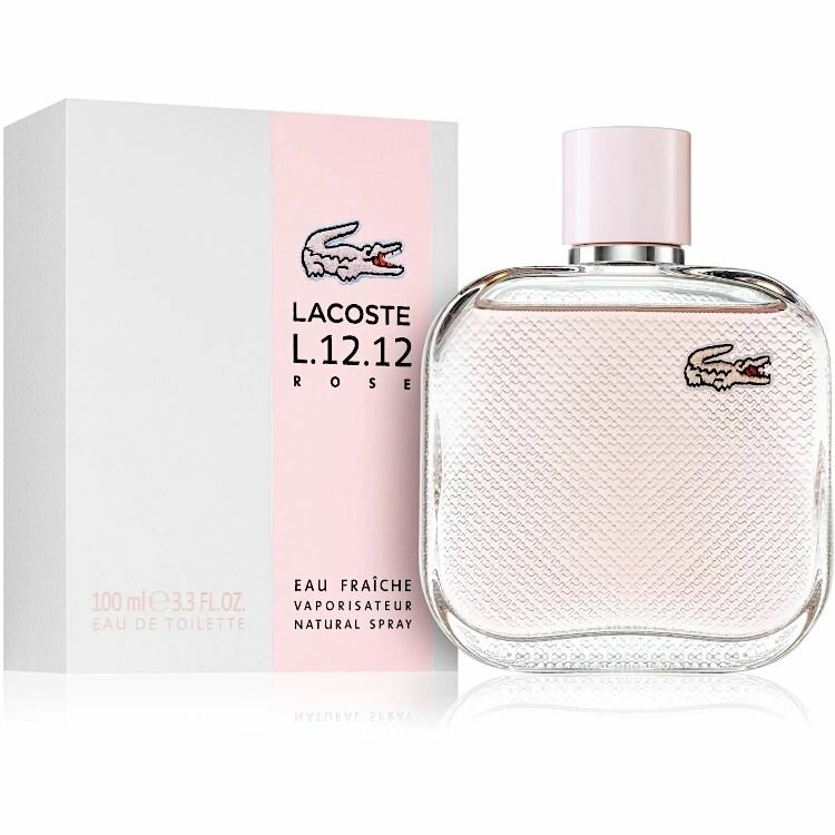LACOSTE L.12.12 ROSE EAU FRAICHE Туалетная вода 100 мл