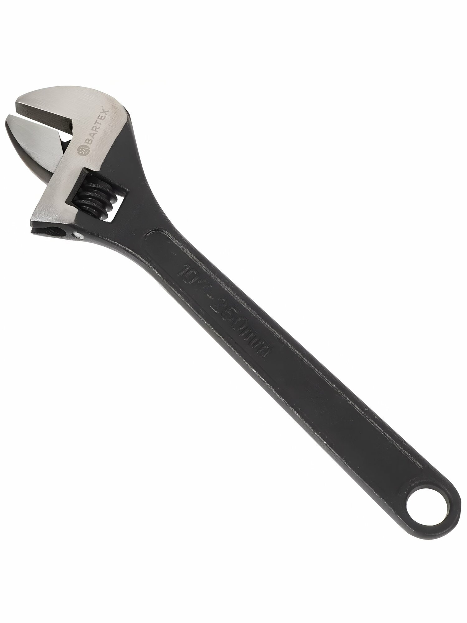 Ключ разводной Bartex 250 мм, углеродистая сталь, профессиональный инструмент