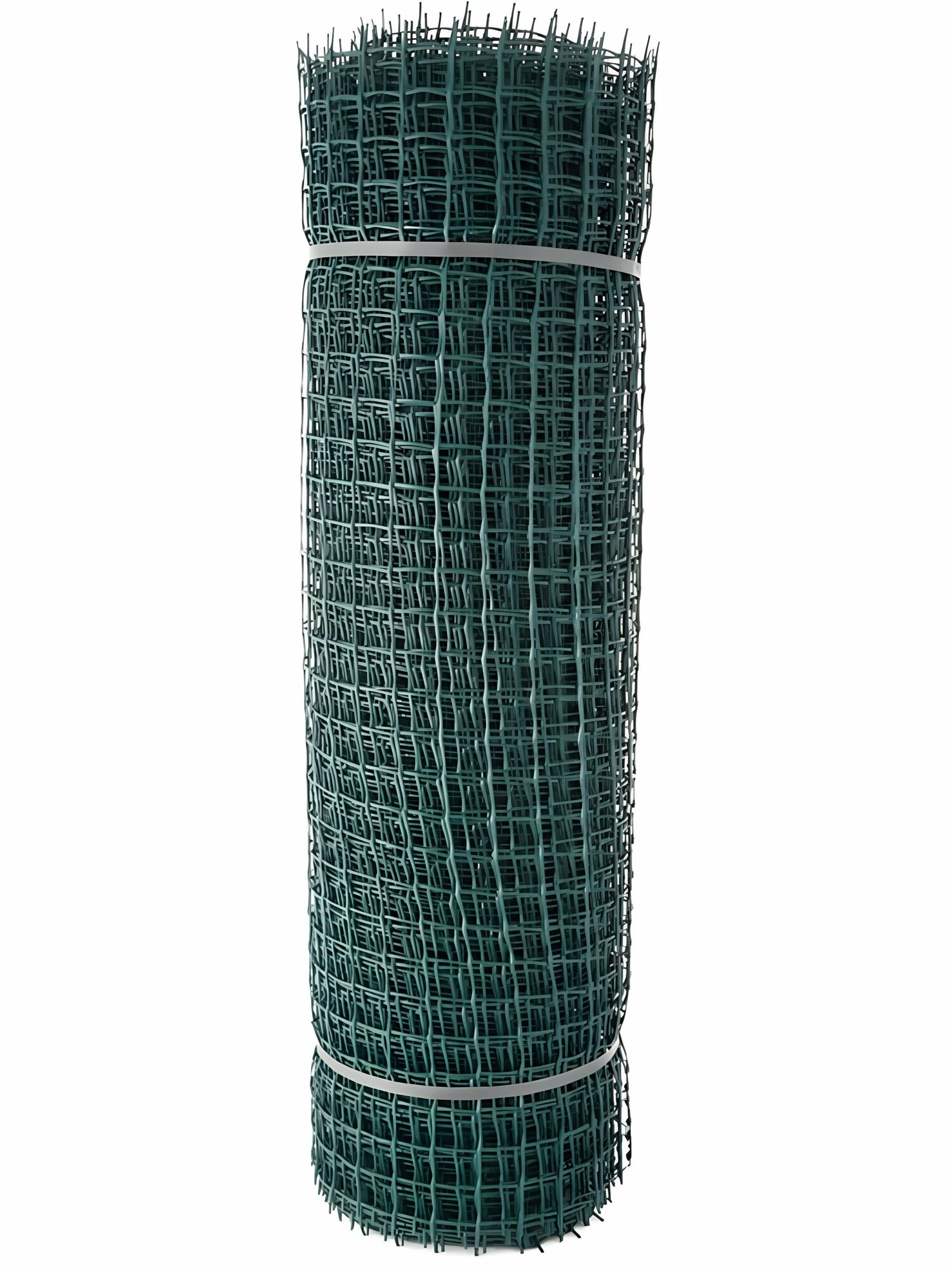 Сетка садовая пластмасса, ячейка 33 х 33 мм, квадрат, 100х2000 см, зеленая, Профи