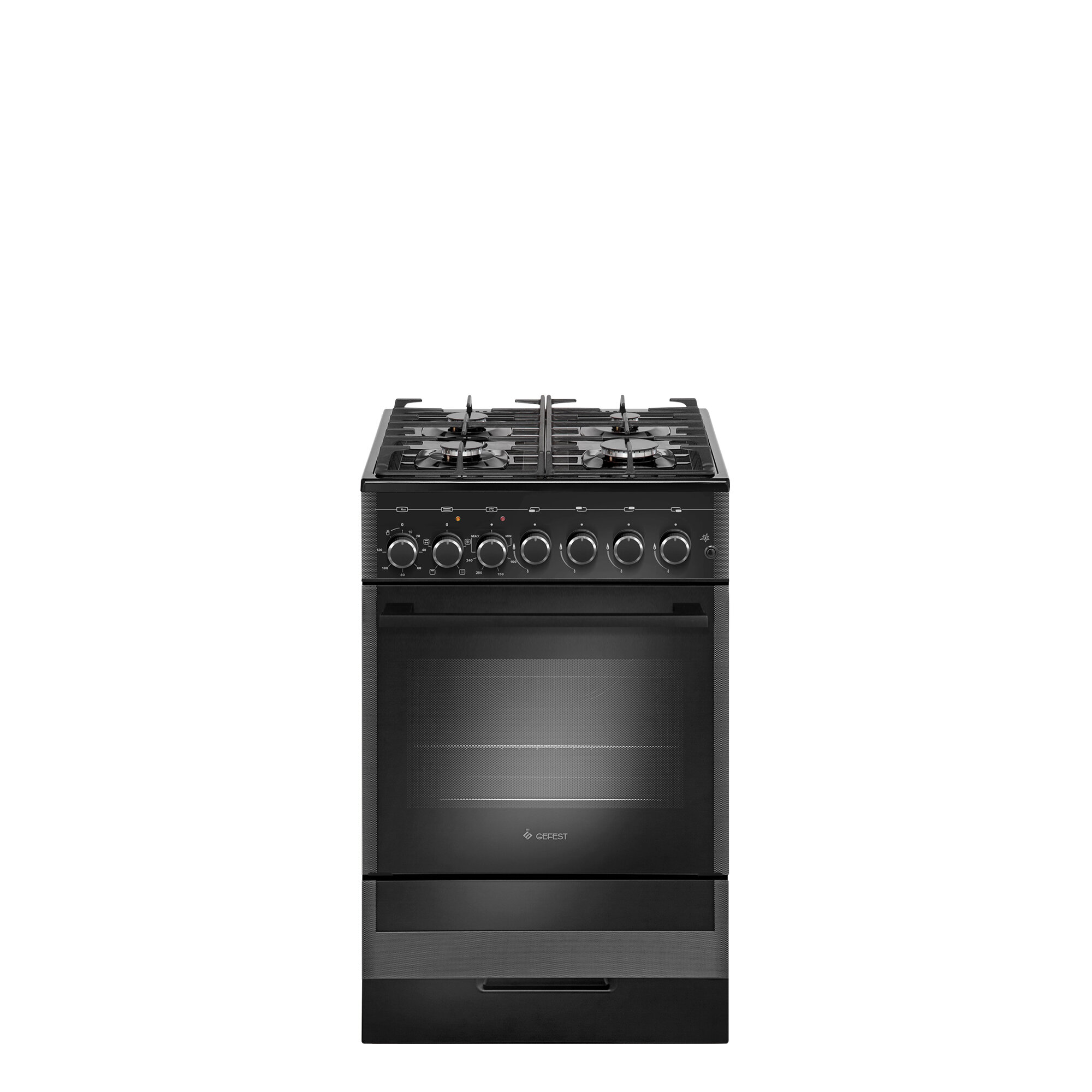 Плита комбинированная GEFEST ПГЭ 5502-02 0044, черный