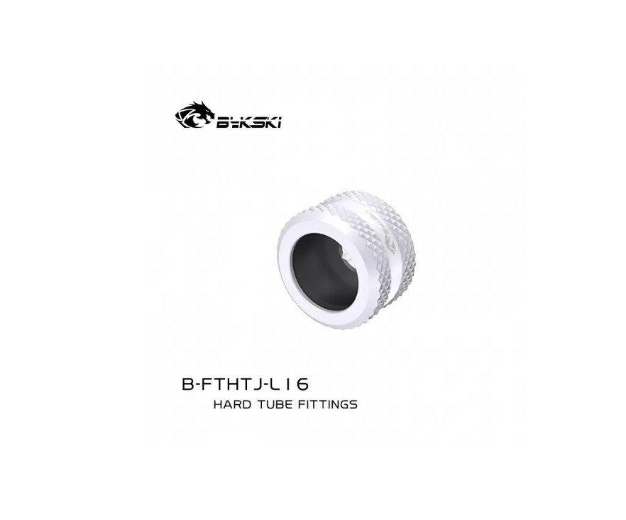 Фитинг для трубок Bykski B-FTHTJ-L16 White