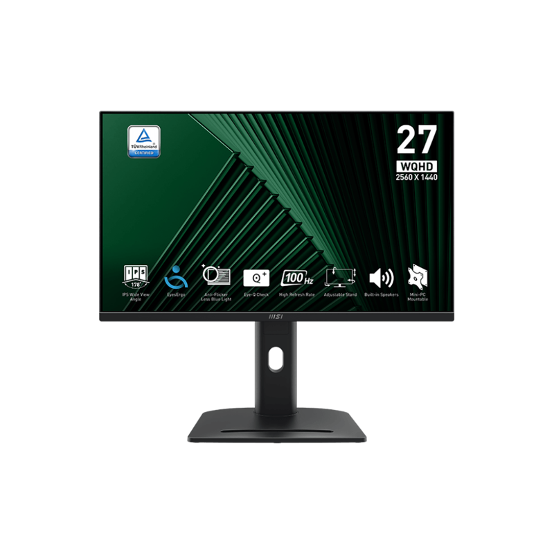 Монитор MSI PRO MP275QPG, 27', 2560x1440, IPS, 100 Гц, 4 мс