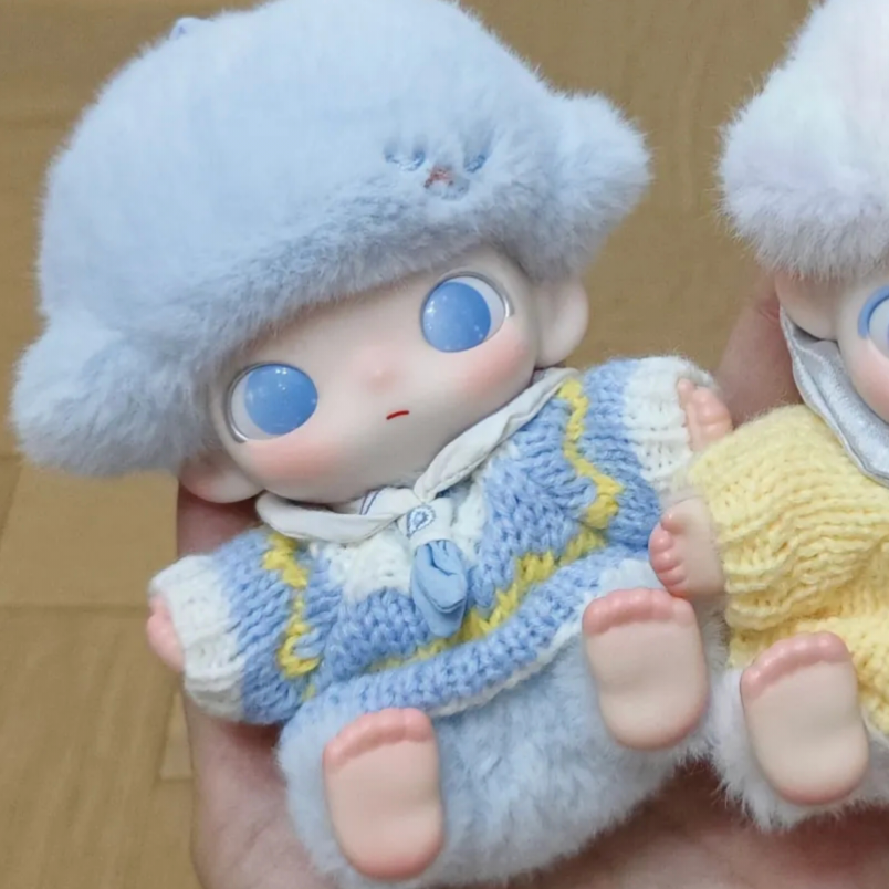 Комплект одежды для куклы Dimoo Newborn Diary: виниловый набор в стиле Stranger Things из серии Pop Mart Blind Box,