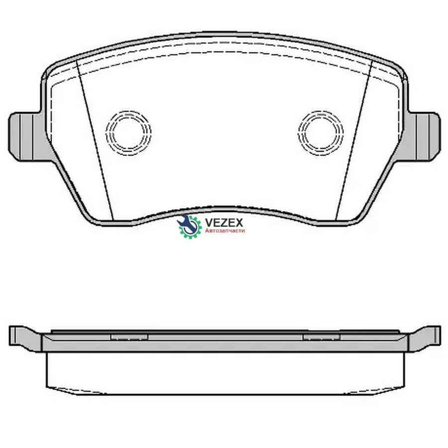 REMSA 098700 987 00 колодки дисковые п.\ Nissan Micra 1.2i-1.5CDi &16V 03>