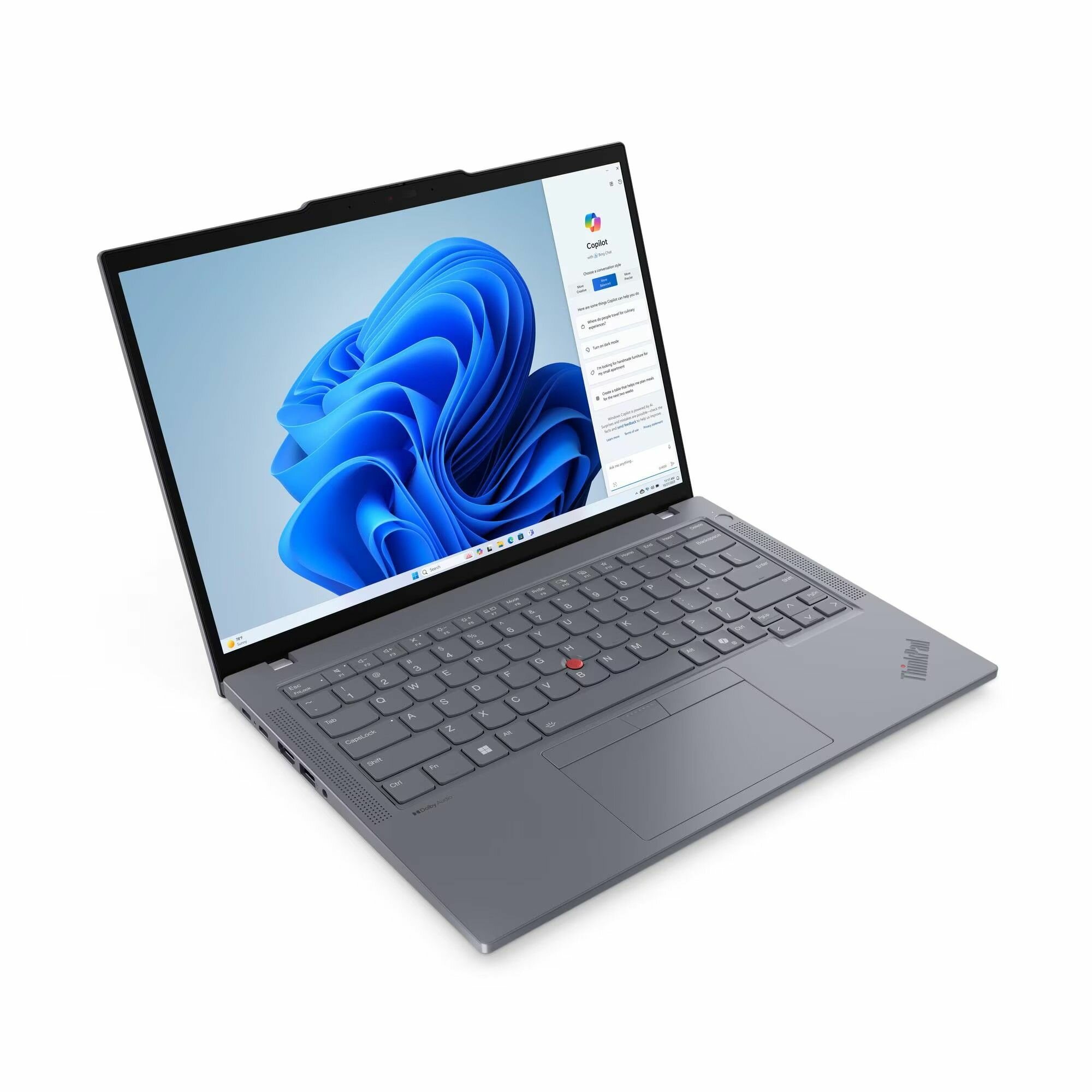Ноутбук Lenovo ThinkPad T14 G5 21ML0089US Grey 14" WUXGA IPS Intel Core Ultra 7 155U 16ГБ / 512ГБ SSD Intel Graphics Windows 11 Pro