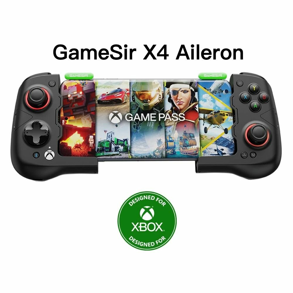 GameSir X4 Aileron Геймпад для мобильного телефона Bluetooth, игровой контроллер Xbox