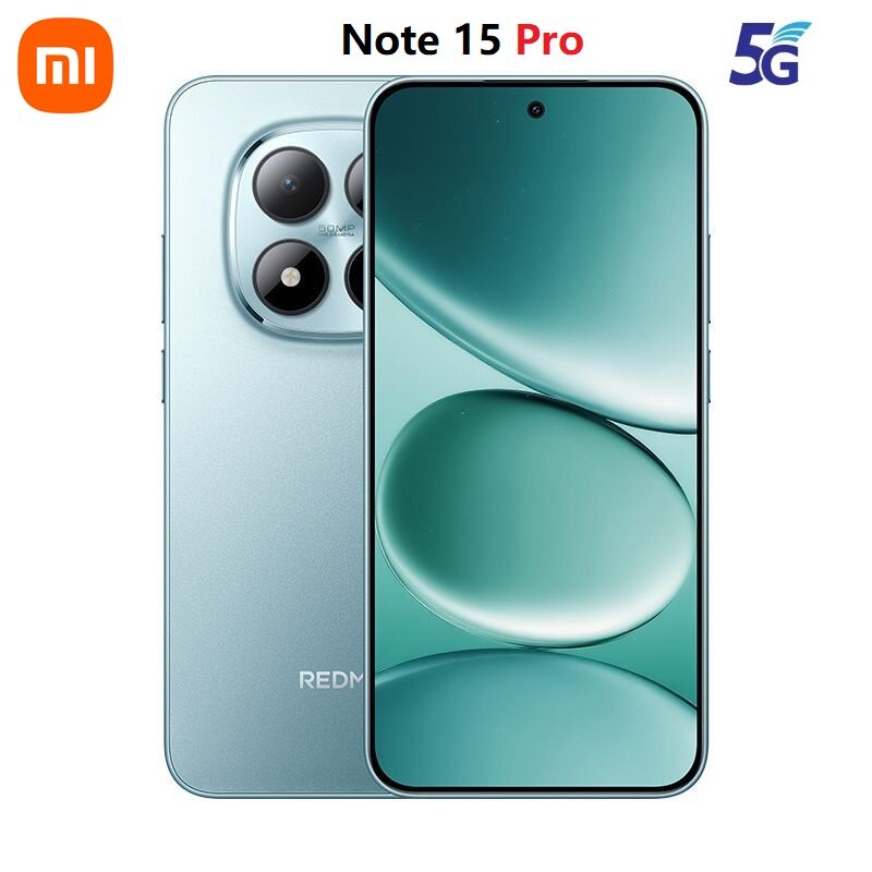 Смартфон Redmi Note 15 Pro 5G, IP68, большой аккумулятор 7000 мАч, экран OLED 120 Гц