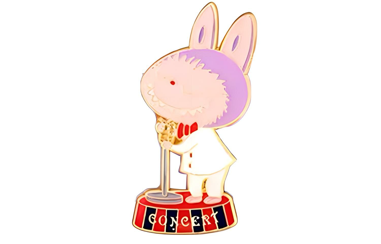Брошь POP MART Labubu Forest Music Mystery Boxes Hidden - singer badge
