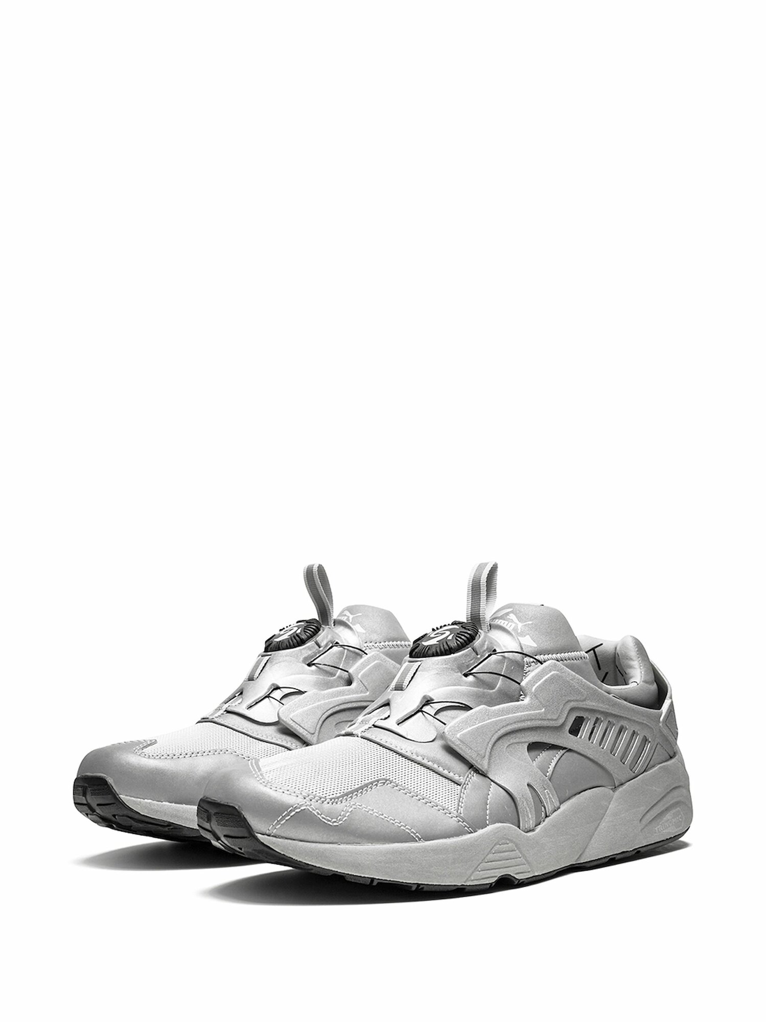Кроссовки PUMA Disc Blaze, размер 10.5 UK, Silver — фото 1