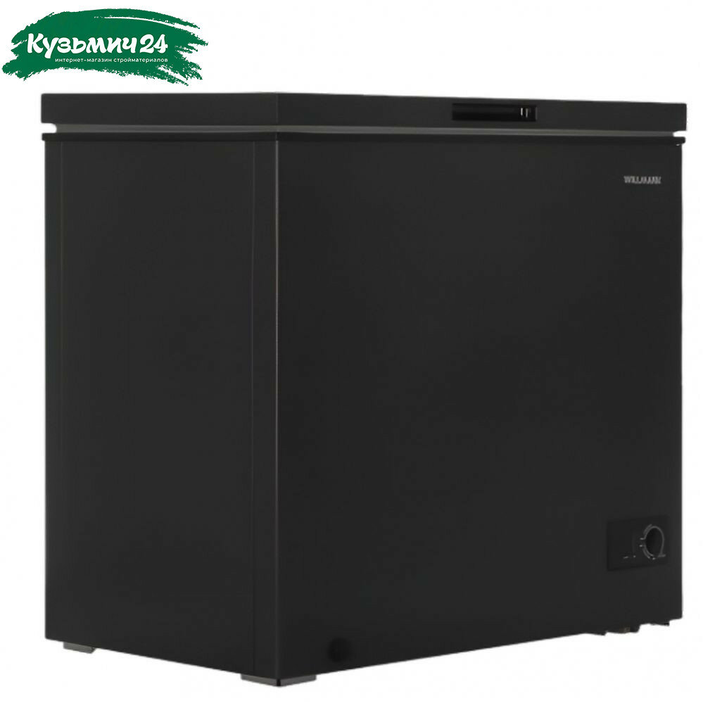 Морозильный ларь WILLMARK CF-250BS BlackStone объем 225 л, цвет черный камень, ручная разморозка