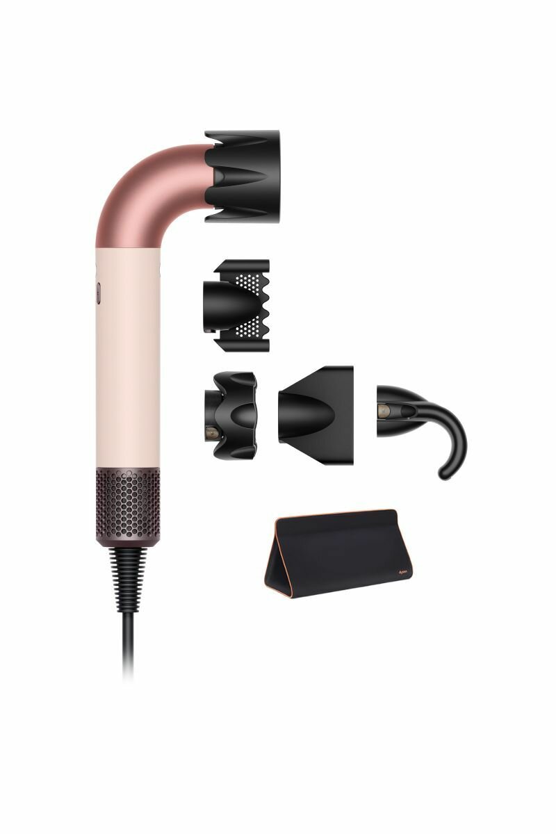 Фен для прямых и волнистых волос Dyson Supersonic r, 5 насадок, цвет Пастельно-розовый/Розовое золото