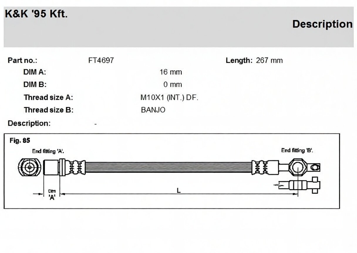 Виброкомпенсатор вых. трубы (Гофра) 55x120 InterLock (FTi 0053) Trialli арт. FTi0053