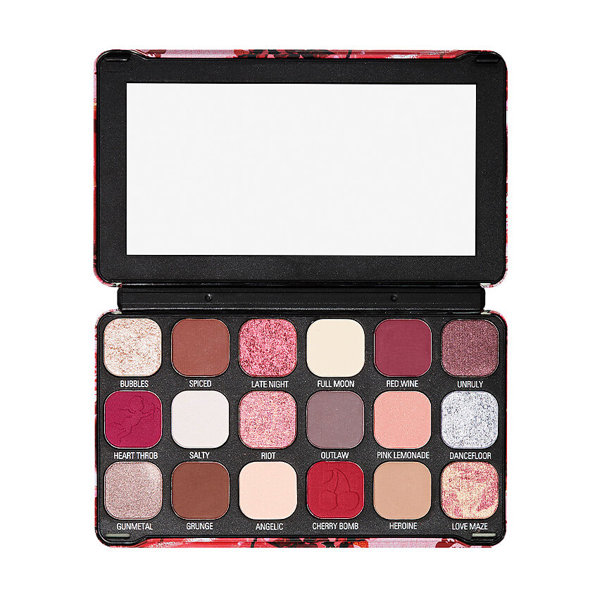 MAKEUP REVOLUTION Палетка теней для век Forever Flawless Cherry Rebel, 19,8 г