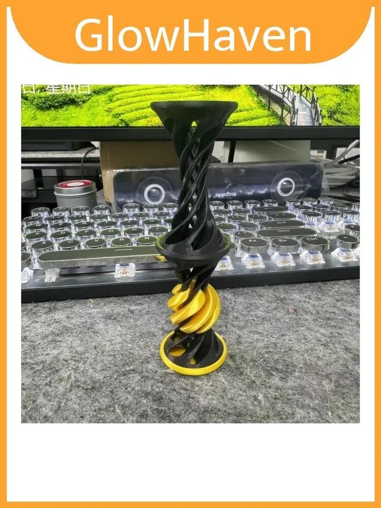 Игрушка для снятия стресса engaging 3d printed spiral, белый, черный, разноцветный
