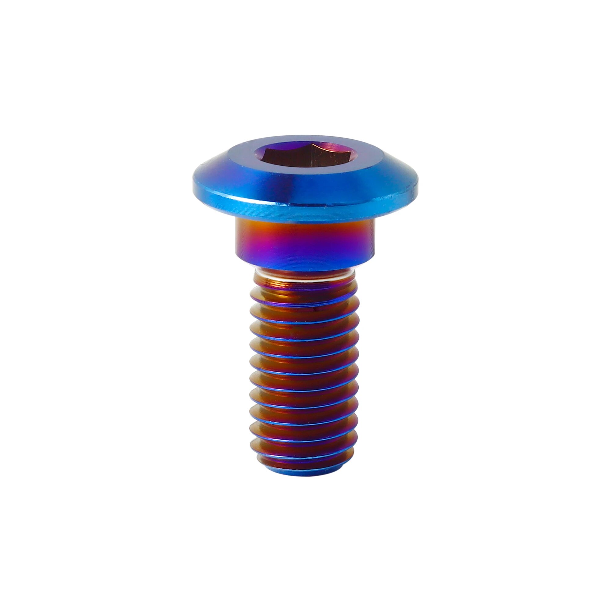 Болт титановый M8x25 Burn blue