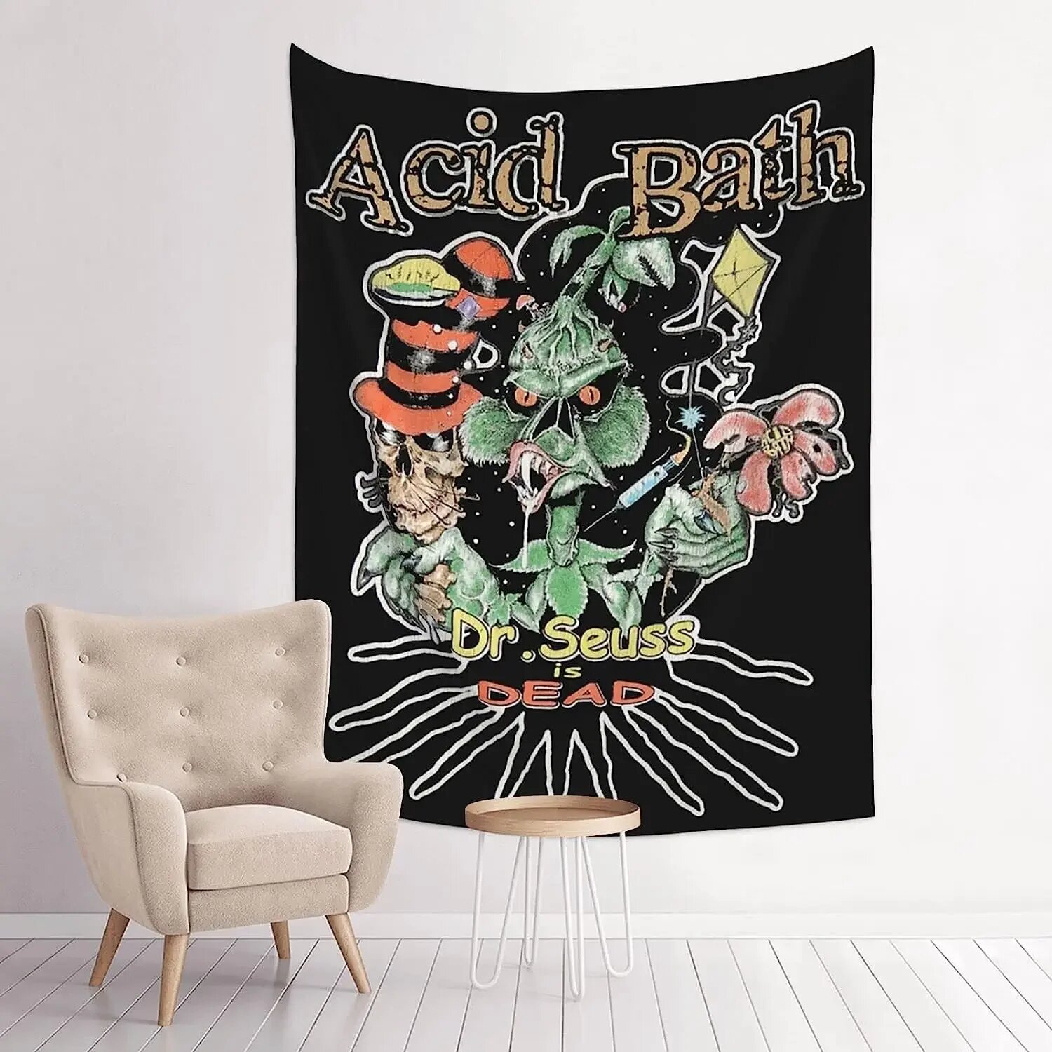 Гобелен на стену Acid Bath Dr. Seuss Dead, 150x180 см
