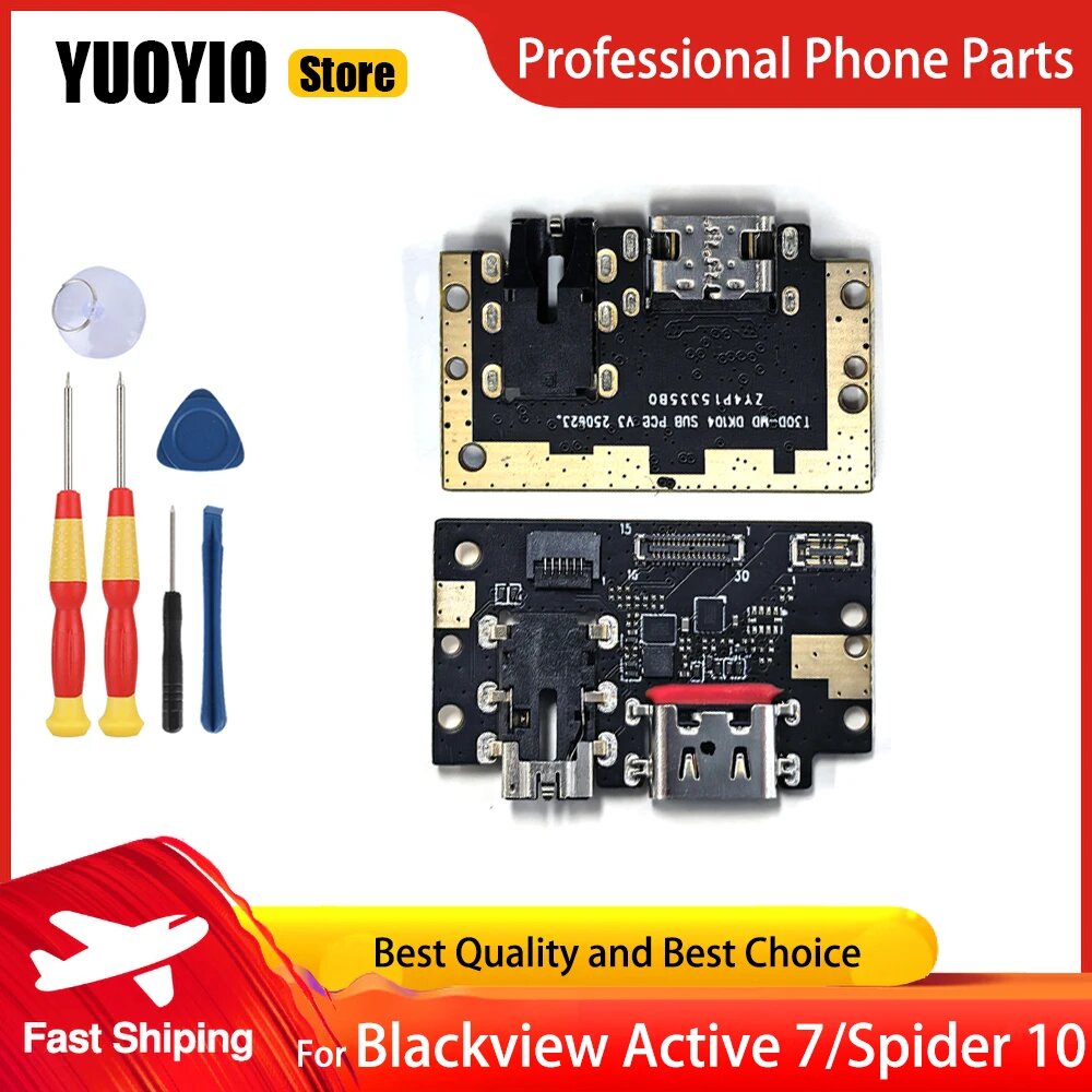 USB-плата зарядки для Blackview Fort 1/2, Rock 1/2/3, Wave 10, Spider 10, Active 7, Marine Spider 10