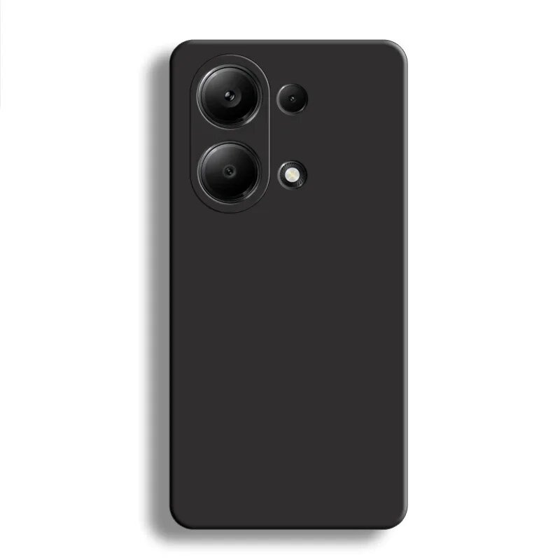 Чехол Redmi Note 13 Pro 4G Black, силикон
