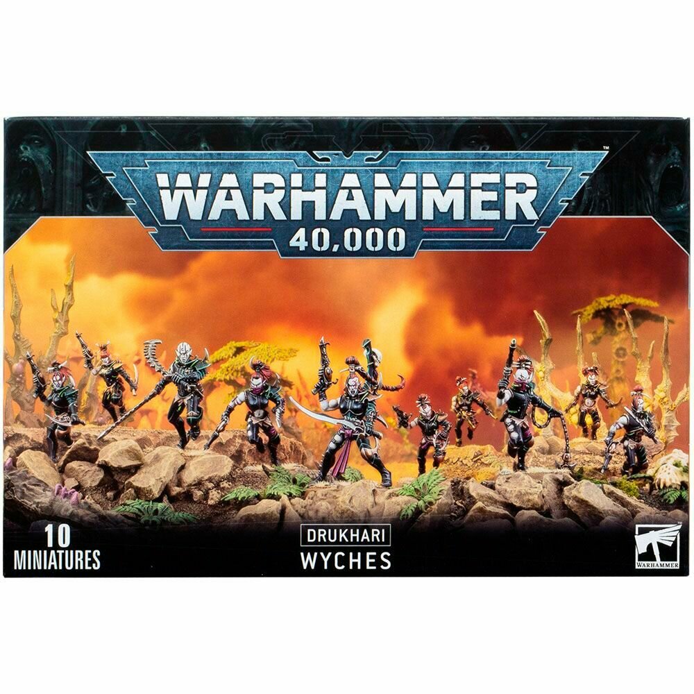 Набор миниатюр для настольной игры Warhammer 40000 - Dark Eldar (Drukhari) Wyches