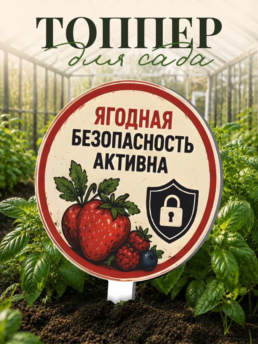 Фигурки для сада Клубника - Ягода