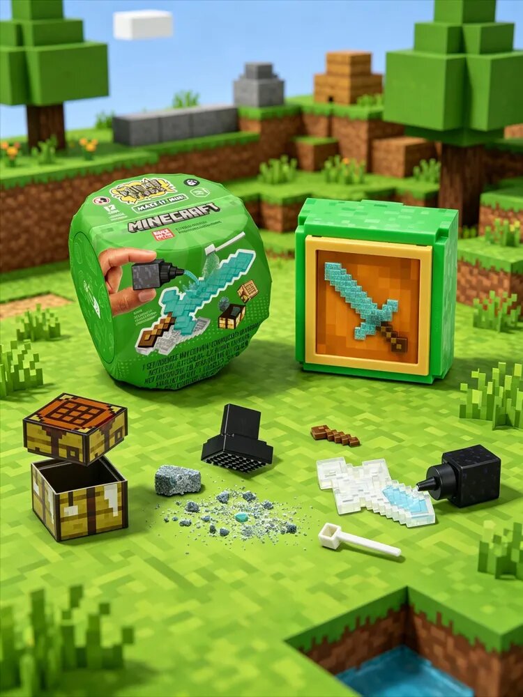 MINI VERSE MINECRAFT Мини-игрушки для самостоятельного изготовления