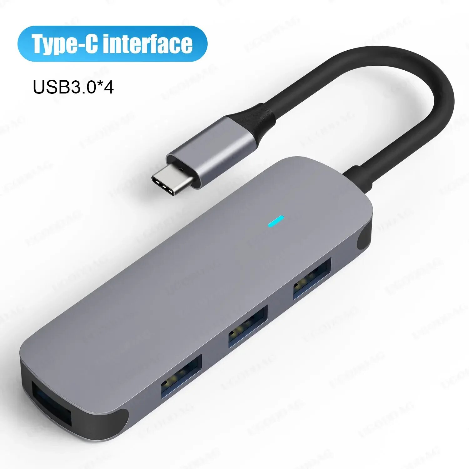 USB 3.0 Type C концентратор на 4 порта