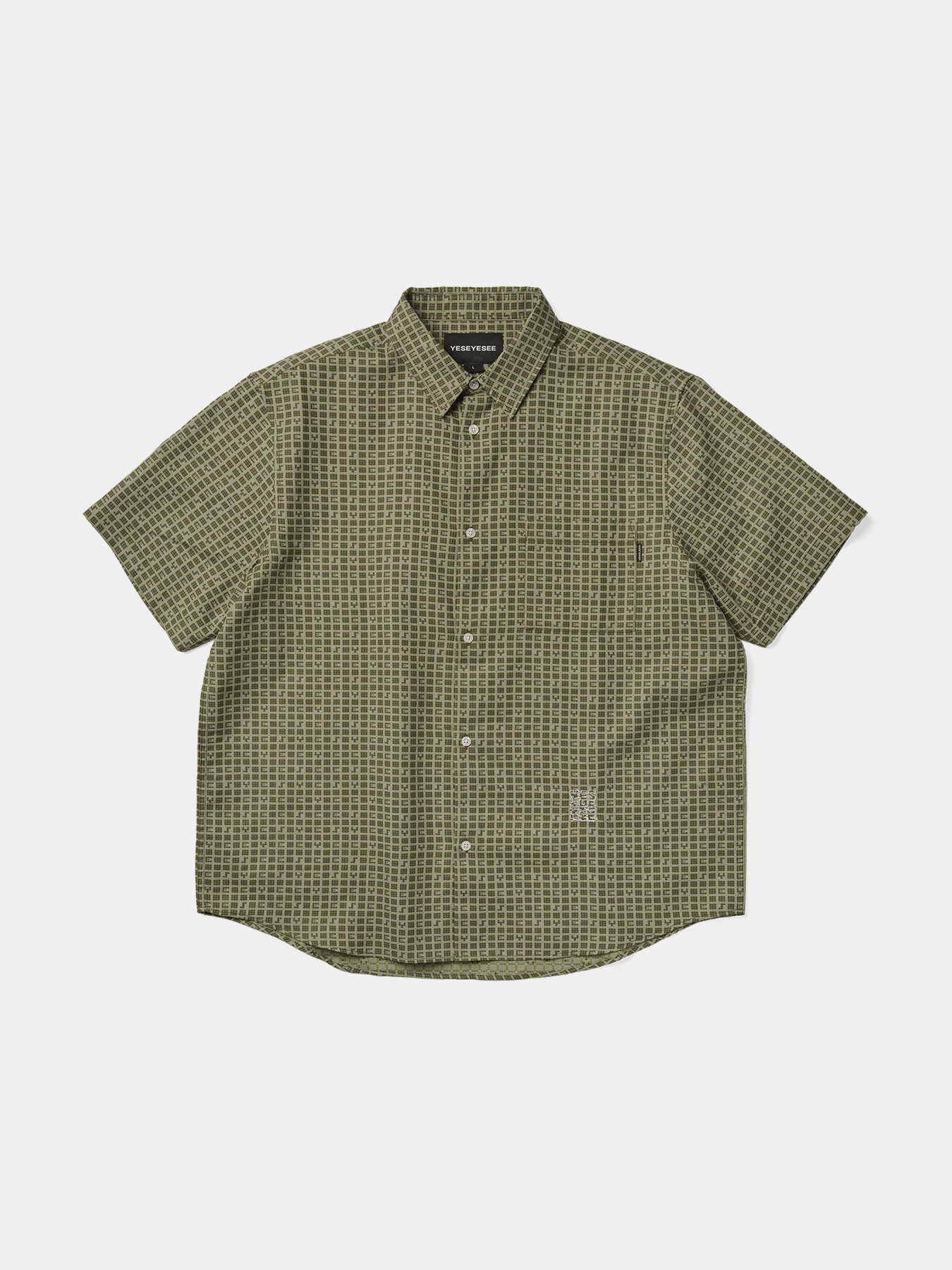 Рубашка Y.E.S FONT PLAID HALF