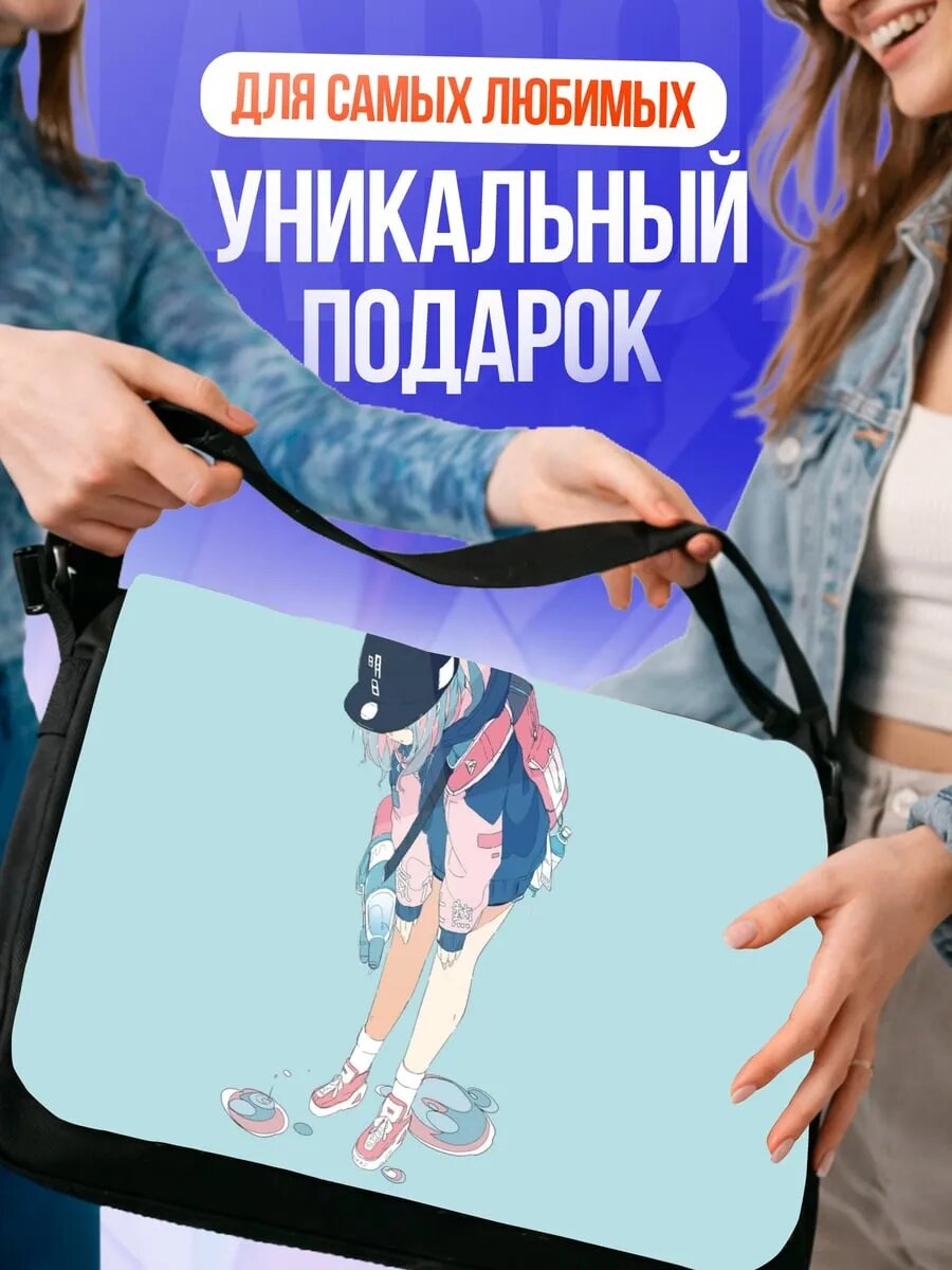 Сумка Девушка на скейте — фото 1