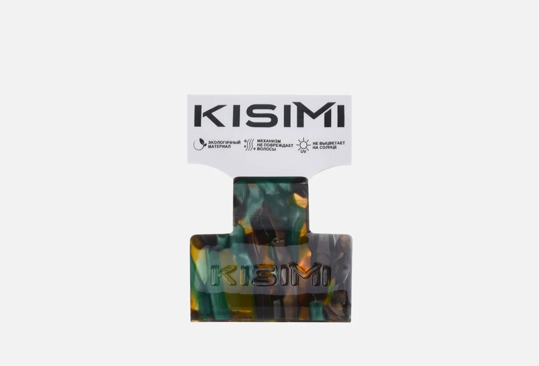 KISIMI зеленый MINI Крабик для волос 1 шт