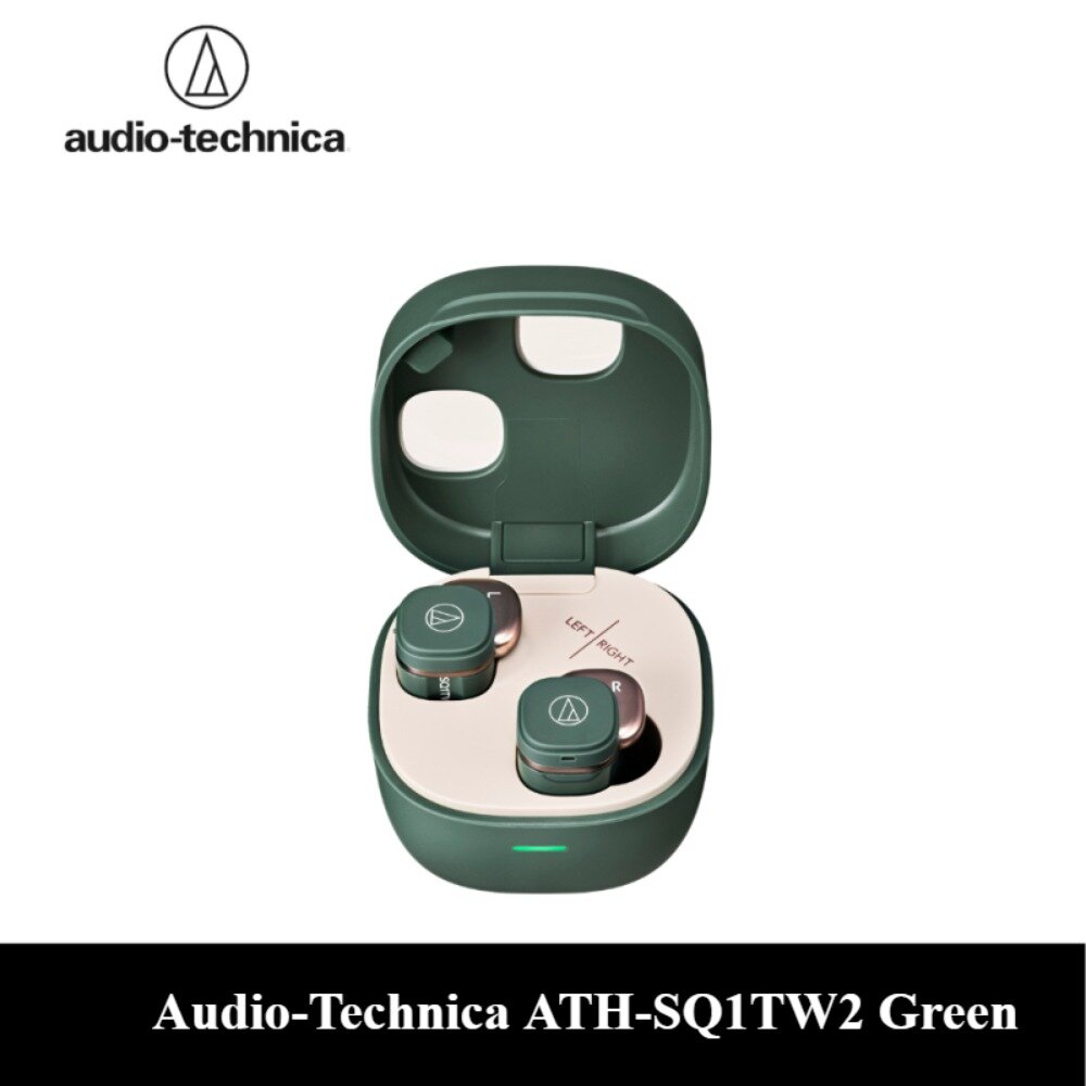 Audio-Technica ATH-SQ1TW2 Наушники Bluetooth 5.2 с сенсорным управлением и низкой задержкой