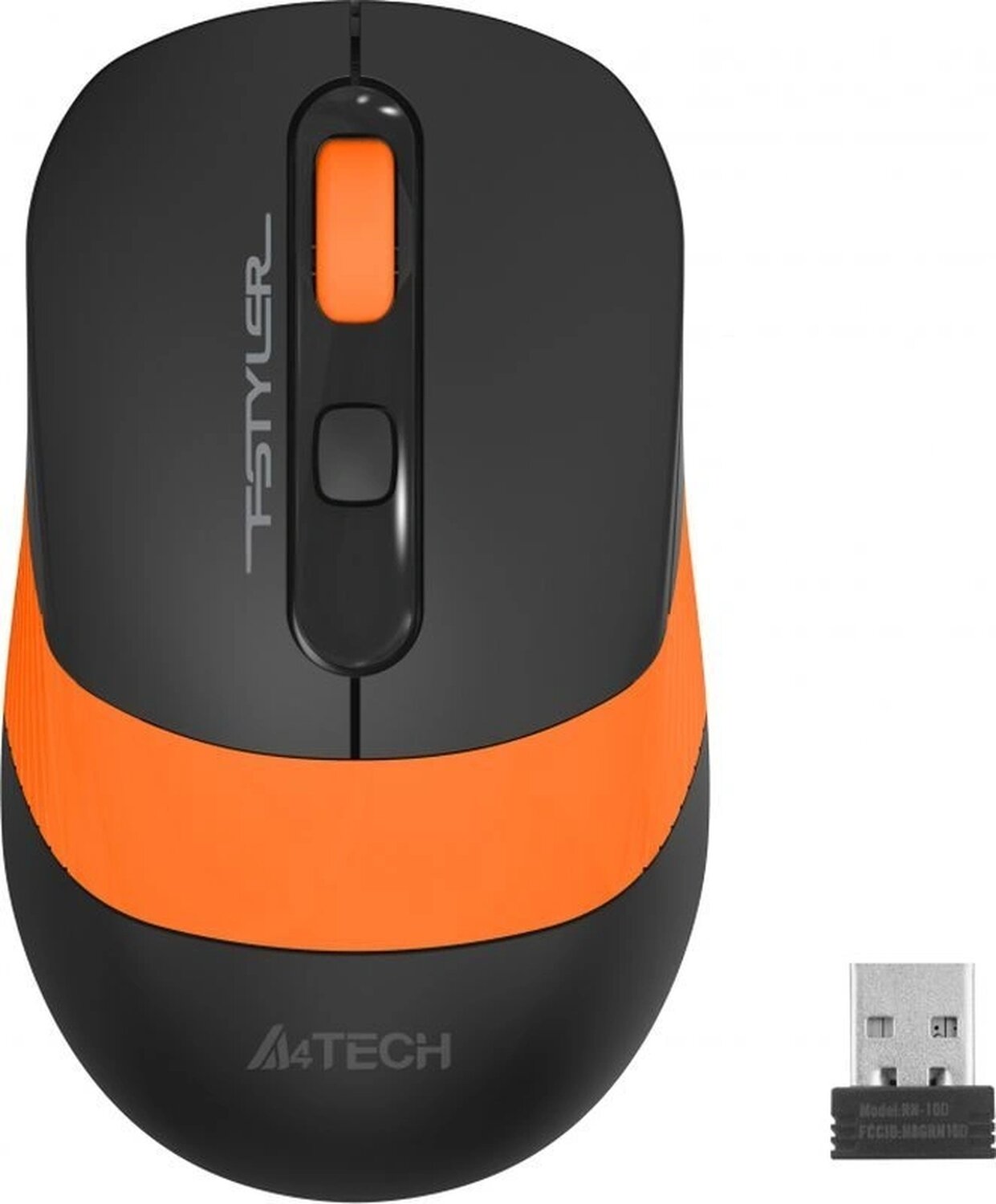 A4Tech Мышь беспроводная, черный