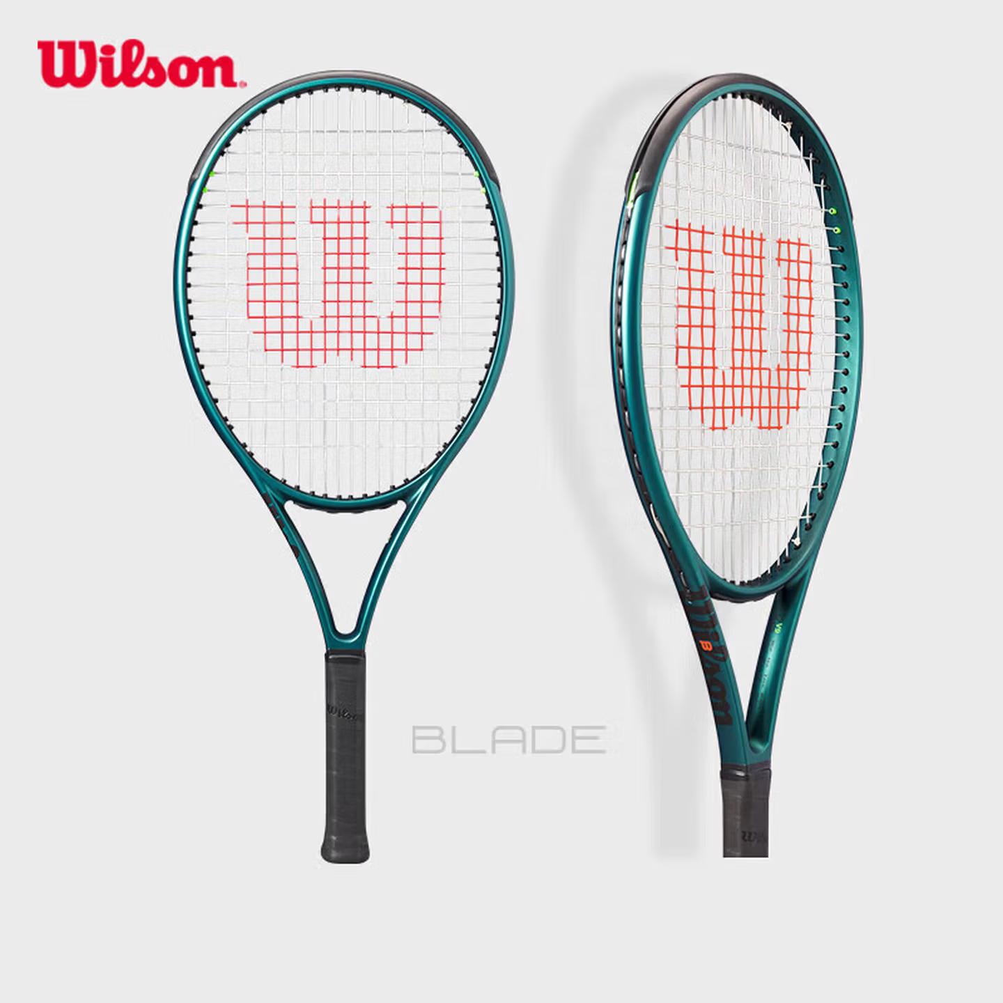 Теннисная ракетка Wilson BLADE 26 V9 RKT 26 для подростков | Полностью углеродная | детская ракетка для тренировок