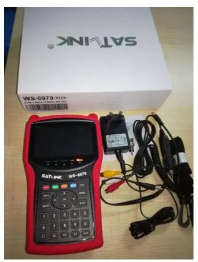 Satlink WS-6979 спутниковый приемник Красный, Вилка стандарта Великобритании, ws 6979 red silicone