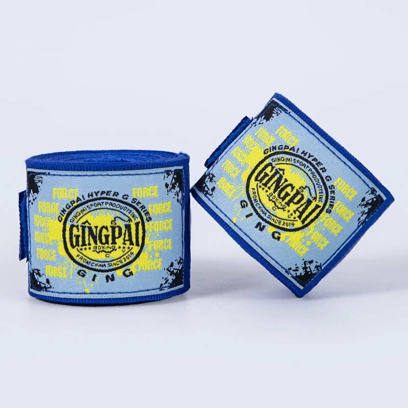 Gingpai Хлопковые Боксерские Бинты 1.5/3/5М 300cm, QC2.0 Blue