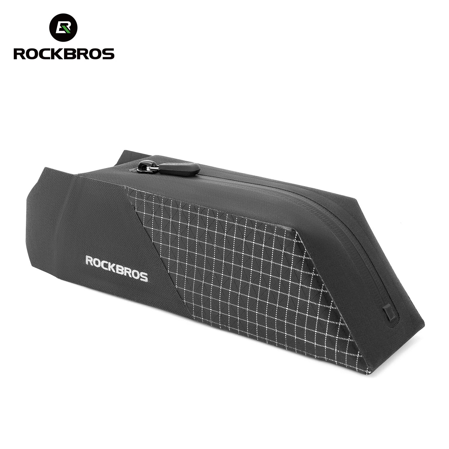 Велосипедная сумка ROCKBROS на верхнюю трубу рамы, 0.6 л, водонепроницаемая, легкая, надежно крепится, компактное хранение, для MTB и шоссейных велосипедов