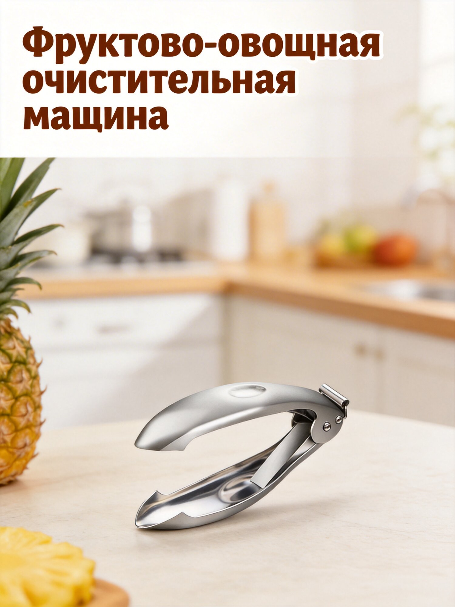 Один Пинцет Для Удаления Глазков Ананаса Из Нержавеющей Стали Серебристый 13X3X4Cm
