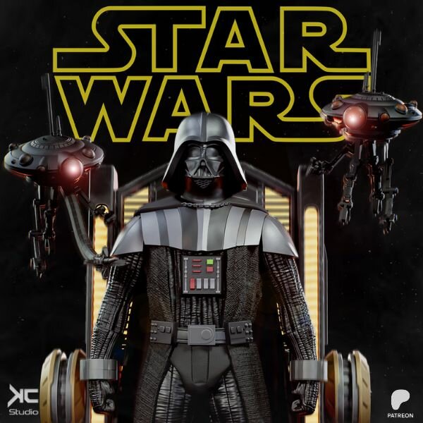 Сборная модель Дарт Вейдер (Star Wars), 410мм, 1/6 для покраски