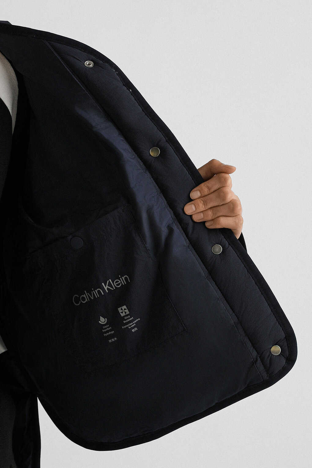 Куртка CALVIN KLEIN, размер L, синий — фото 1