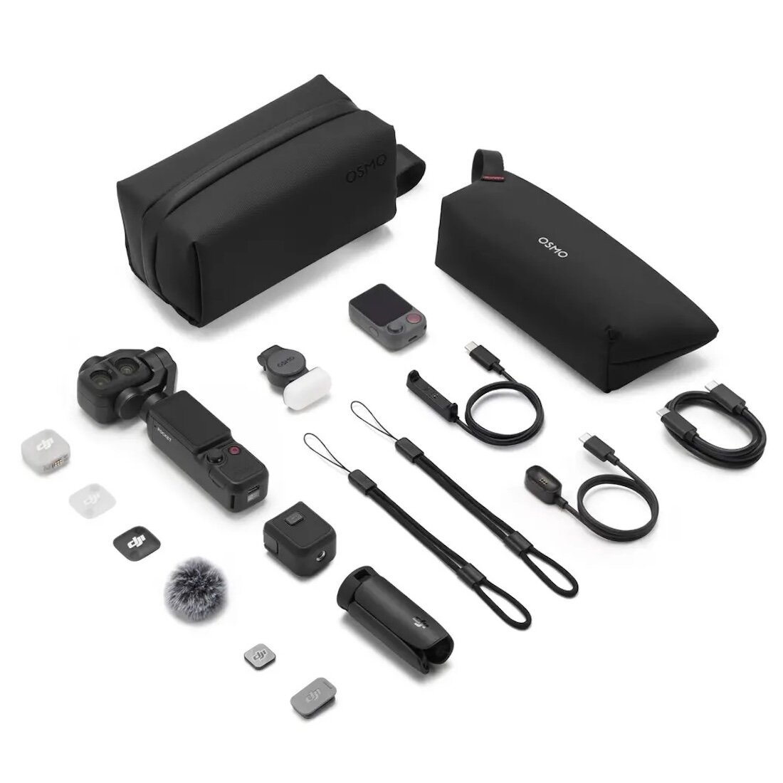 Экшн-камера DJI Osmo Pocket 4P Vlog Combo Темно-серый | Classic Black