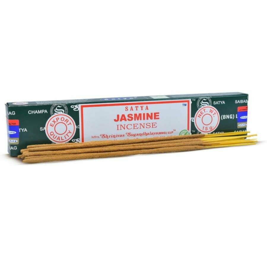 JASMINE Incense, Satya (Благовония жасмин, Сатья), 15 г.