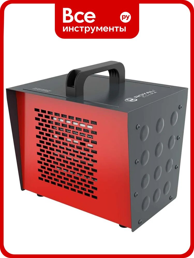 Электрическая пушка Royal Clima HEAT BOX COMPACT RHB-C3, защищенная, с металлокерамическим нагревателем и термостатом