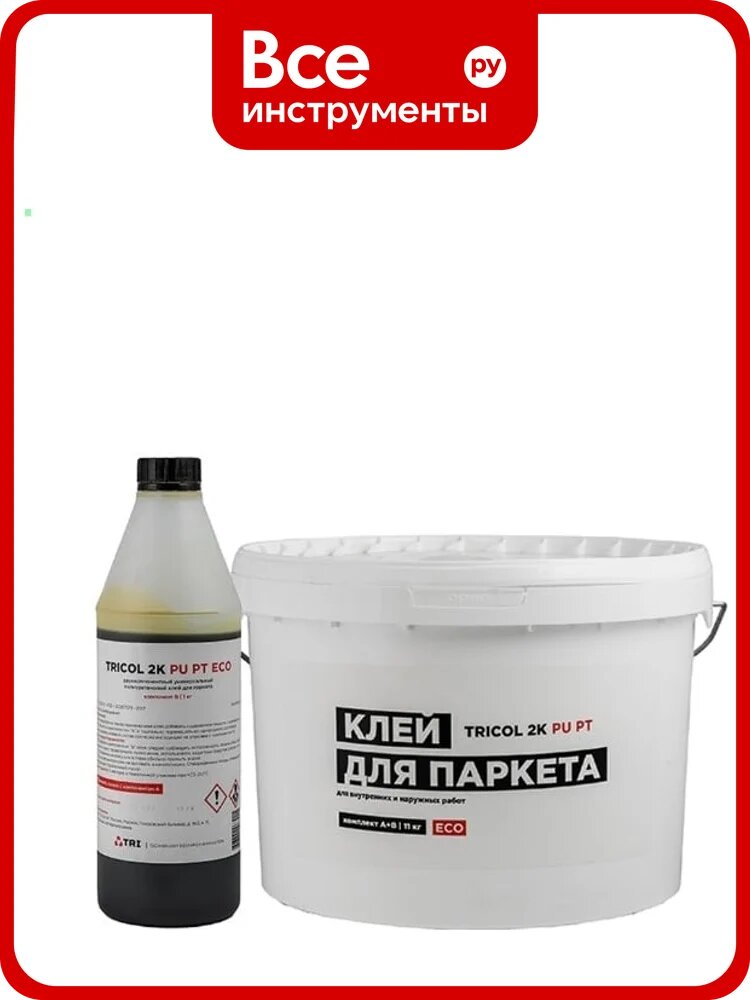 Двухкомпонентный полиуретановый клей для паркета TRICOL 2K PU PT ECO (Компоненты А и Б) 569